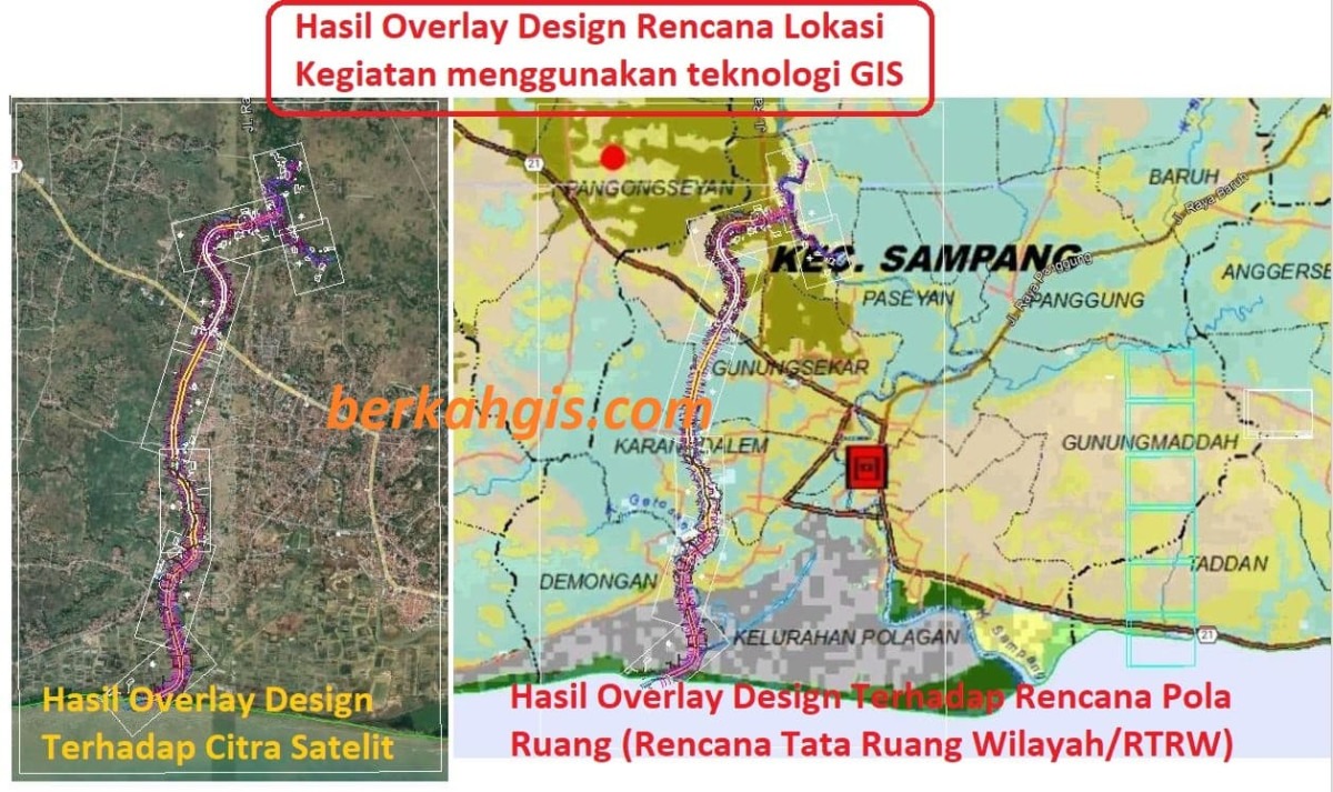 Jasa Pembuatan Peta Overlay - BerkahGIS