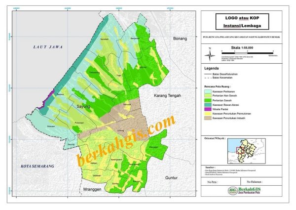 Jasa Pembuatan Peta Dokumen Rencana Tata Ruang - BerkahGIS